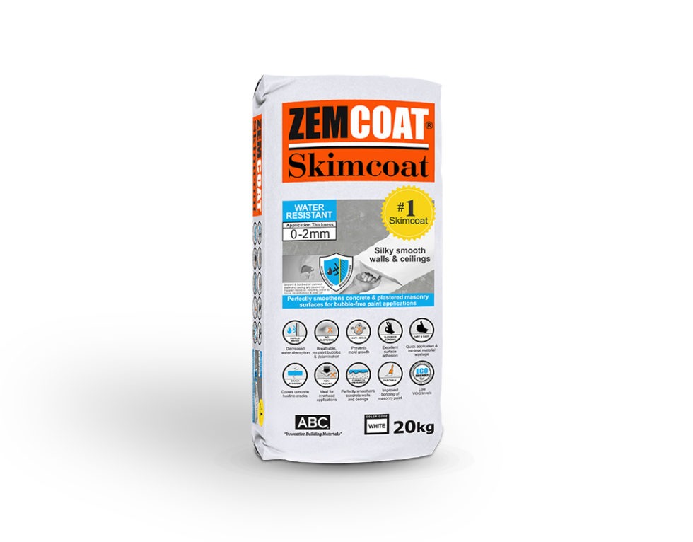 Zemcoat Skimcoat Water Resistant - Allgemeine Bau-Chemie Phil., Inc.